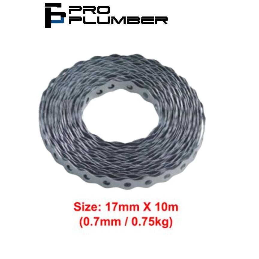 10M Multipurpose Steel Band Fasteners Clip Pengikat Paip Pipe Tools ...
