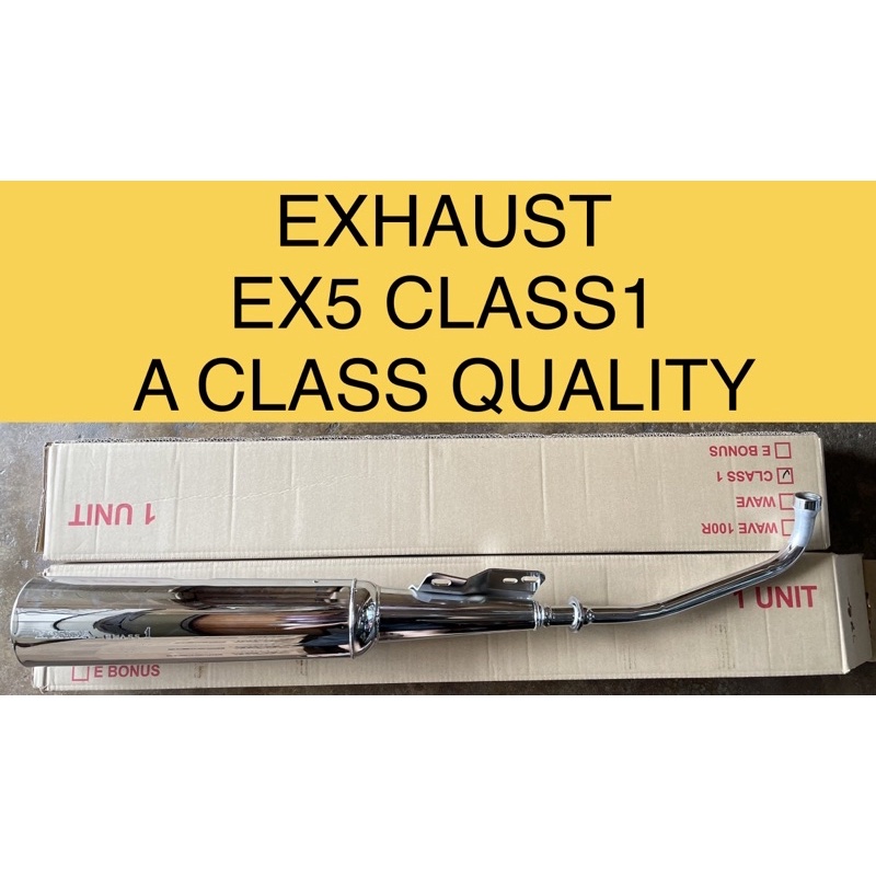 EX5 CLASS1 EXHAUST STANDARD OEM A CLASS QUALITY FOR EX5 CLASS 1 CLASS1 ...