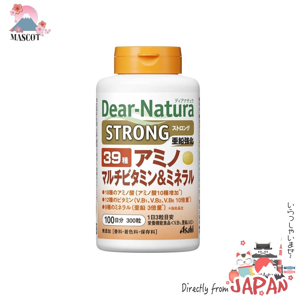 Asahi Dear- Natura Strong 39 kinds Amino +Multi-Vitamin +Mineral 300 ...