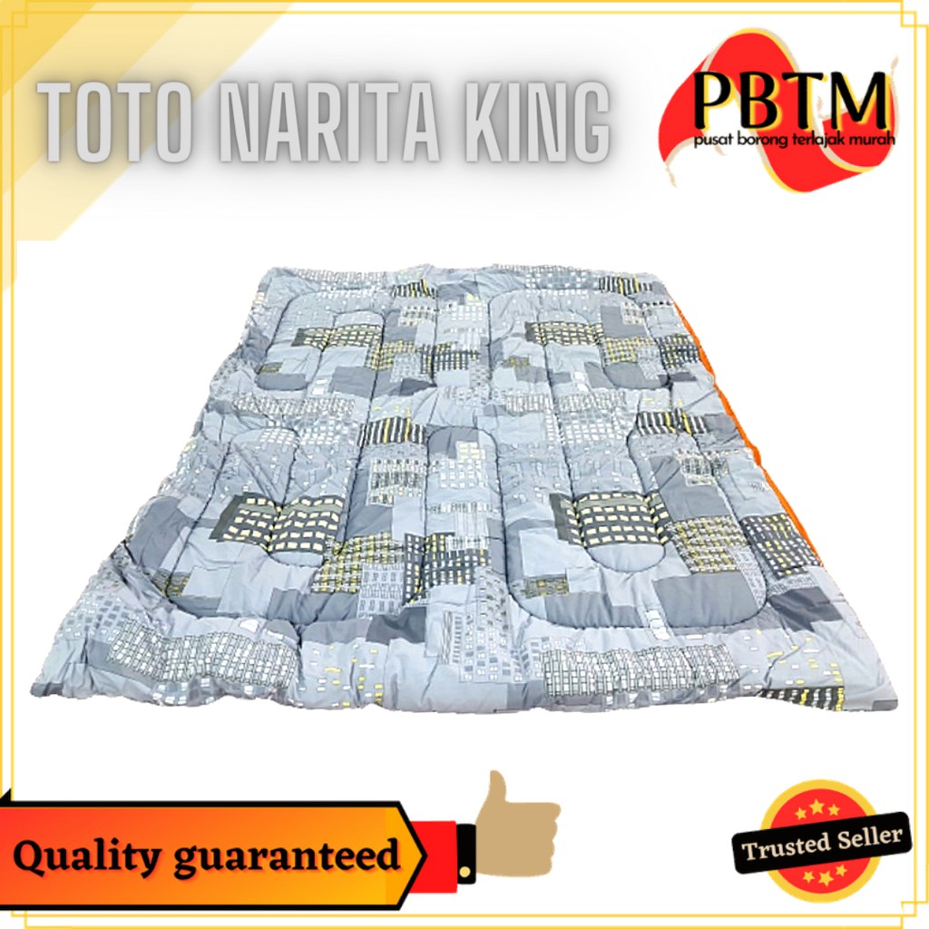 Viral Toto Narita Gebu Original Thailand King Bedding Tilam Tebal ...