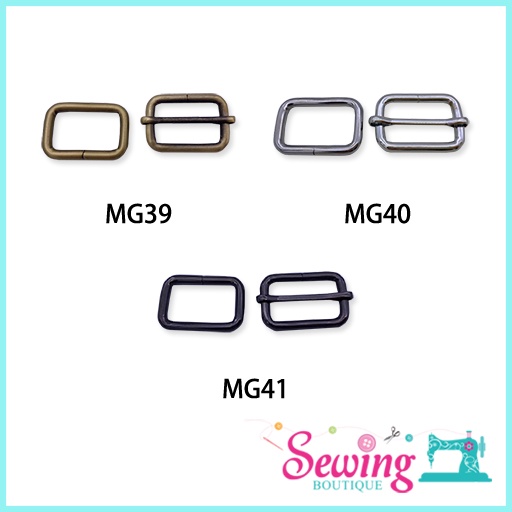 RING BUCKLE FOR BAG - SQUARE & SUN SHAPED RING - 32MM - 3 COLOR - MG39 ...