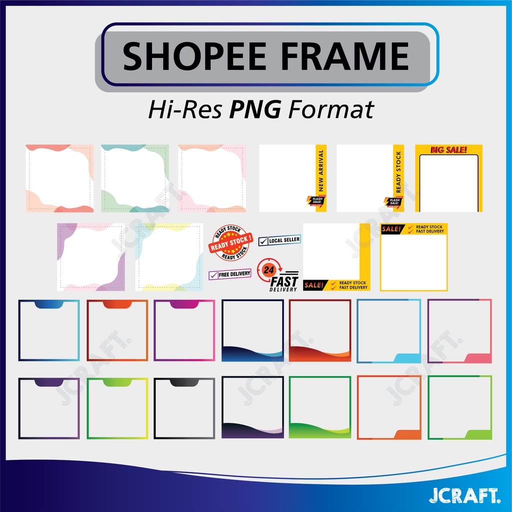 🔥Frame Shopee Bingkai Cantik Murah, PNG Transparent Background Easy to ...