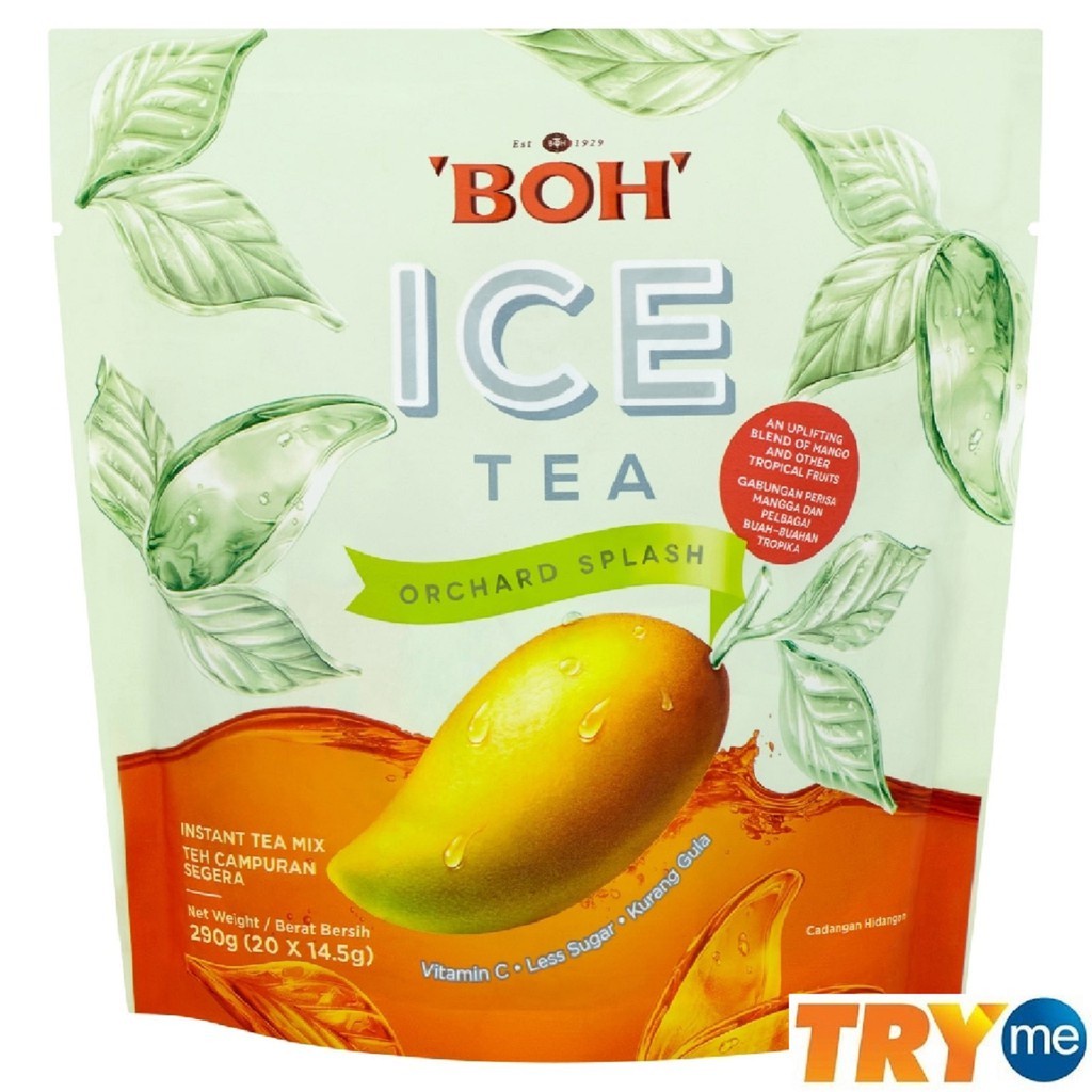 BOH Ice Tea Orchard Splash Instant Tea Mix (20's x 14.5g) | Shopee Malaysia
