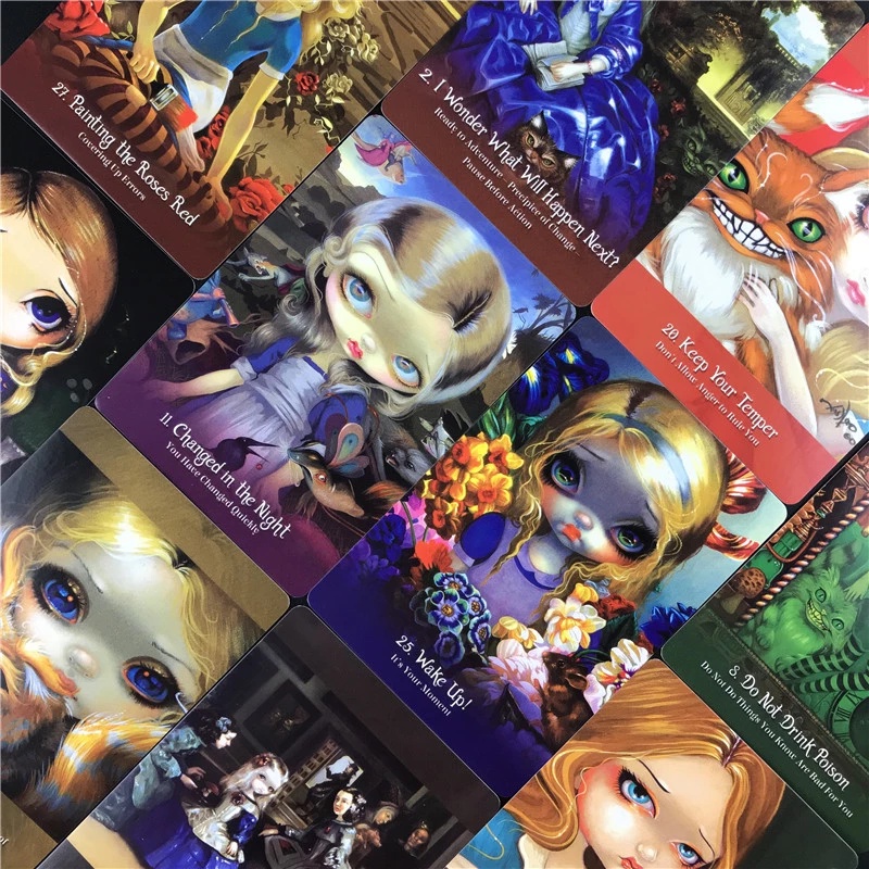 Alice Wonderland Oracle Cards Tarot Game | Shopee Malaysia
