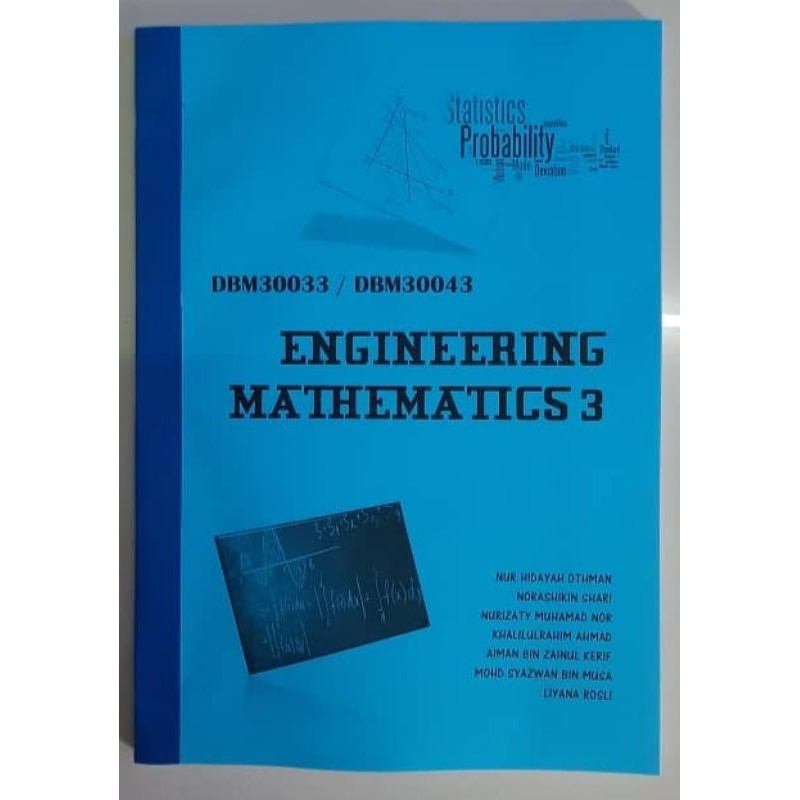 Modul Engineering Mathematics 3 | Shopee Malaysia