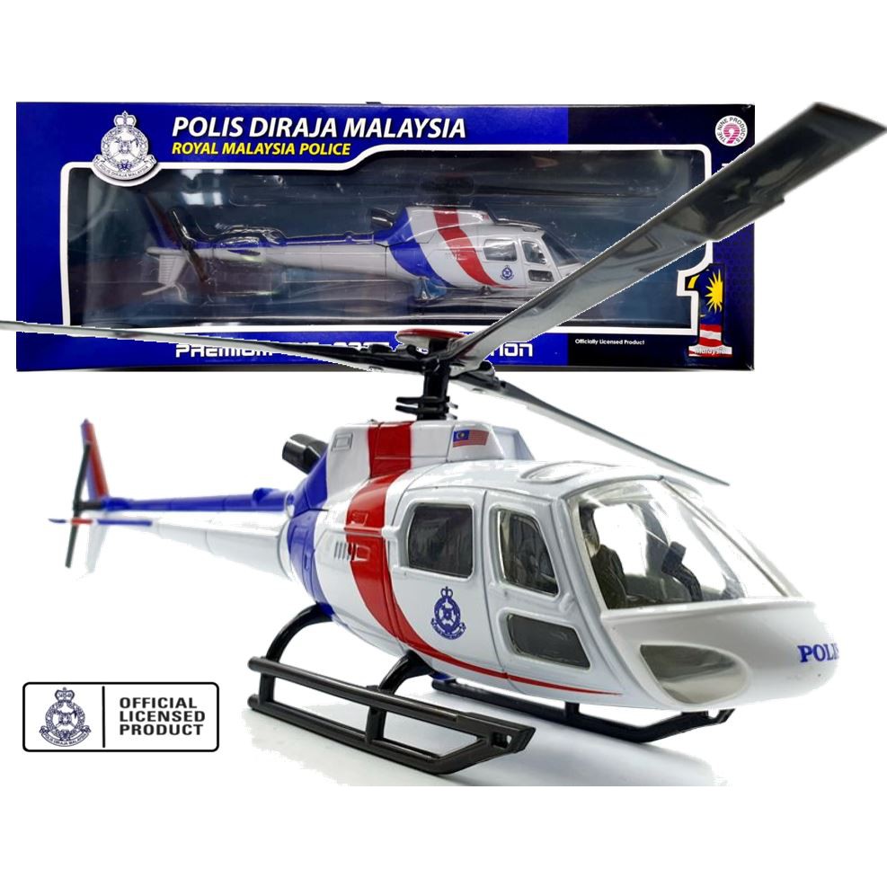 PDRM Polis Malaysia Helicopter, Officially Licensed Product Die cast ...