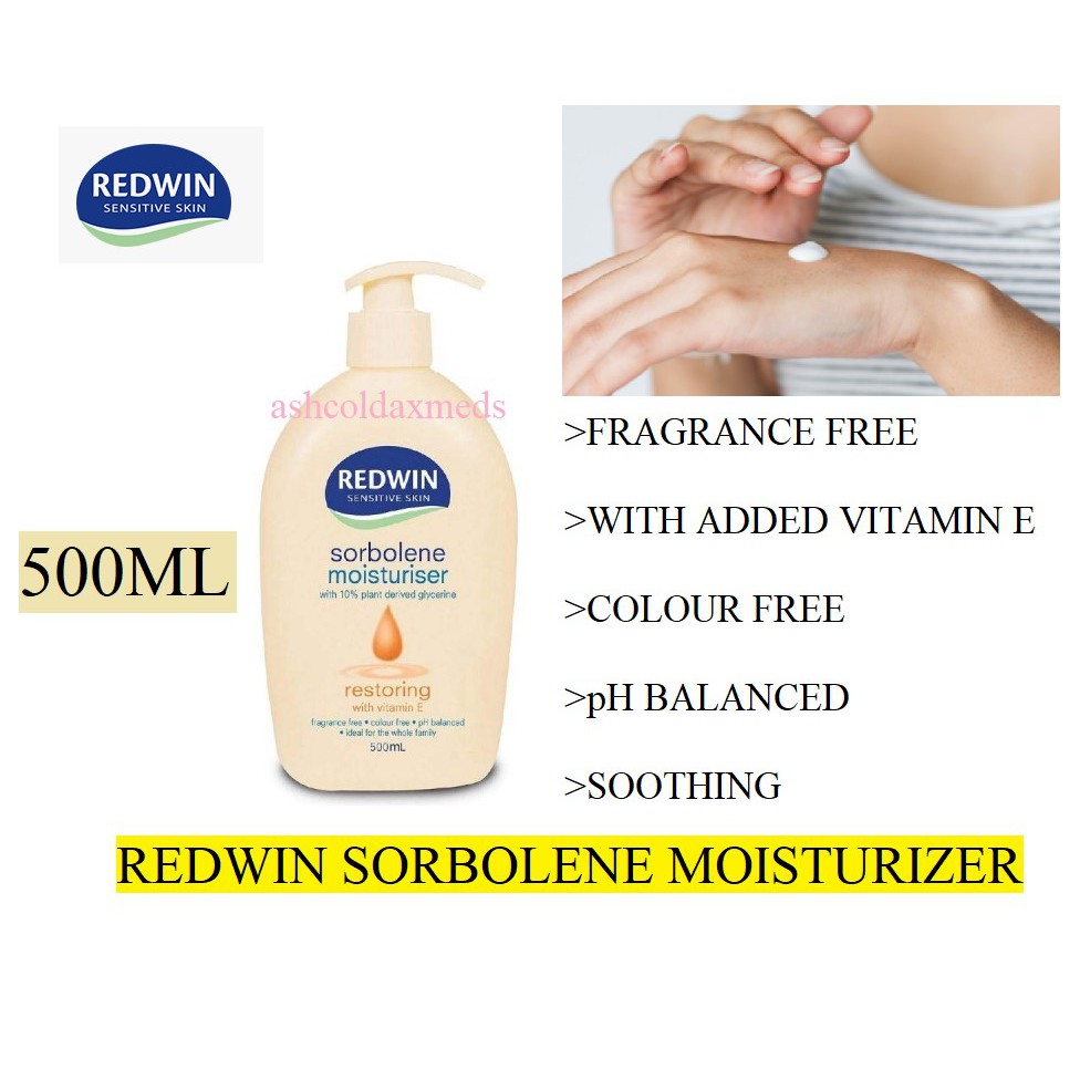 Redwin Sorbolene Daily Moisturiser with Natural Vitamin E 550ml ...