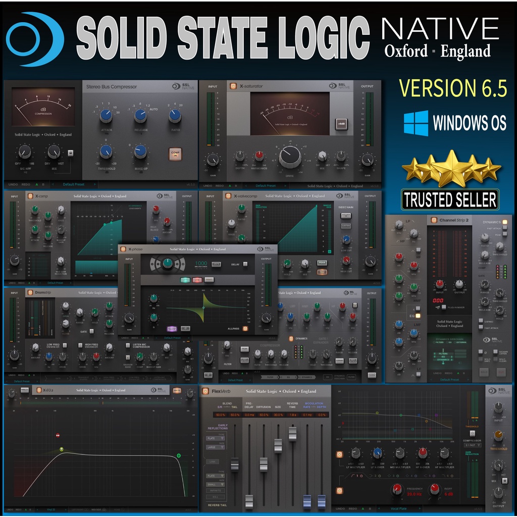 SSL Solid State Logic Native Pro 6.5 VST AAX Plugin Windows | Shopee ...