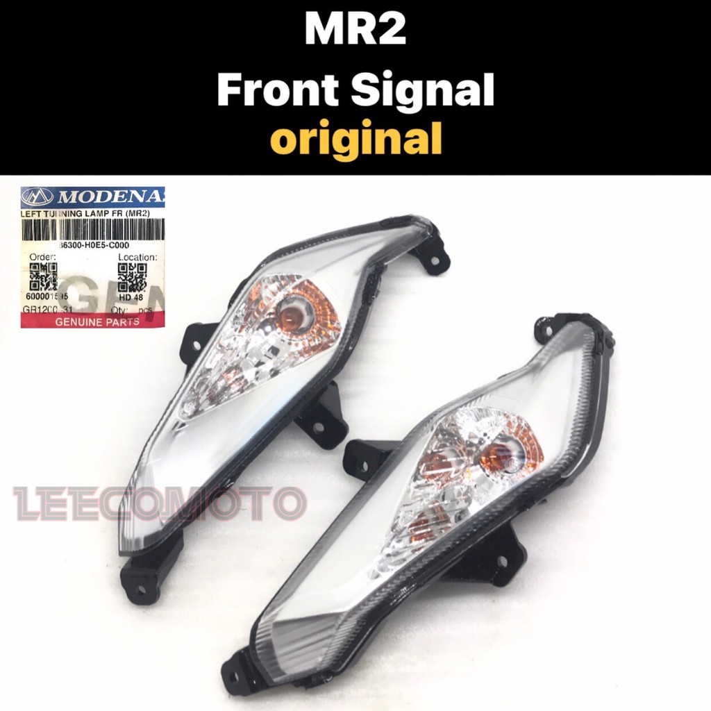 100% ORIGINAL MODENAS MR2 KRISS110 KRISS MR2 FRONT SIGNAL ASSY FRONT ...