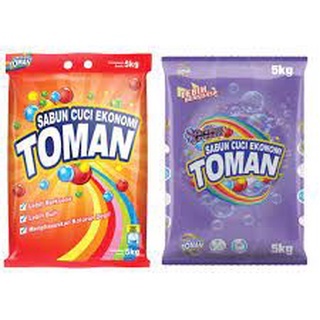 Toman Washing Powder 5KG (REGULAR/LAVENDER) | Shopee Malaysia