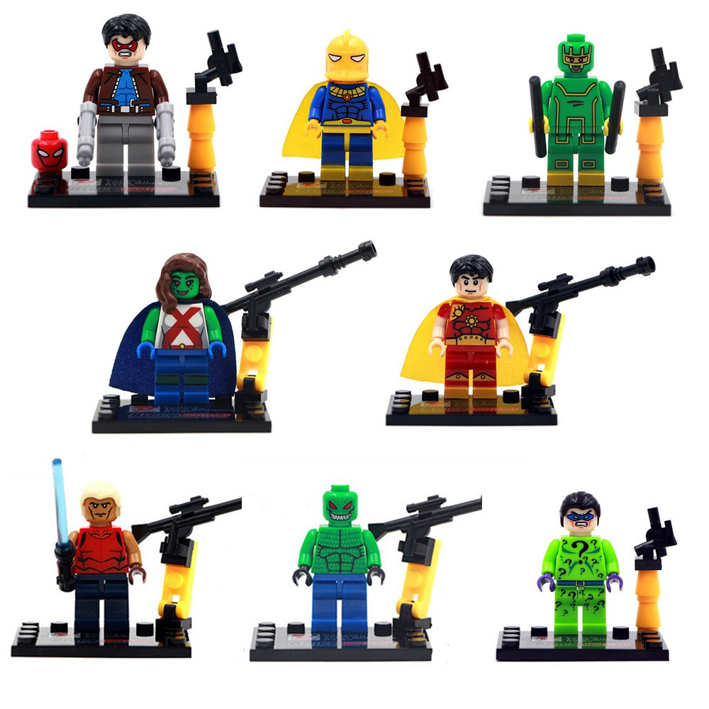 Dargo 856A-H KickAss minifigure lego compatible 8 in 1 per set | Shopee ...