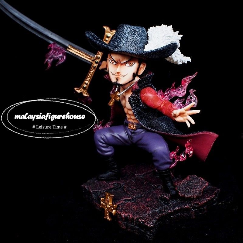 🔥READY STOCK🔥18CM ONE PIECE SEVEN WARLORD MIHAWK COPY RESIN GK ACTION ...