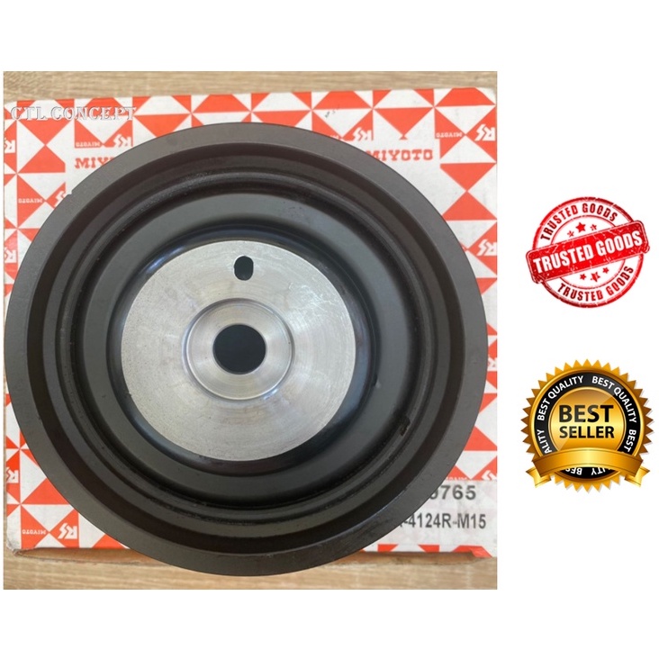 CRANKSHAFT PULLY PROTON WAJA WITH RUBBER 15MM | Shopee Malaysia