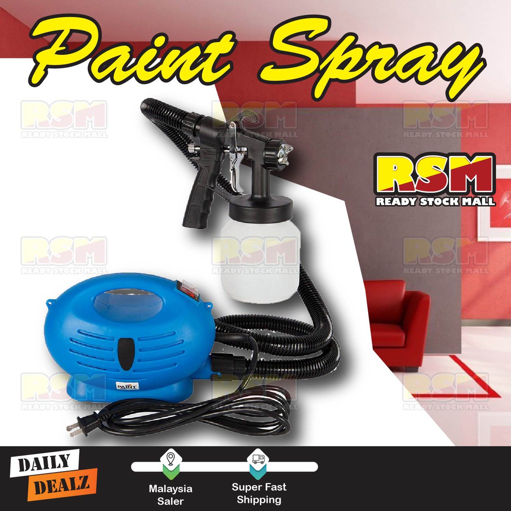 Paint Spray DIY Electric 3 Way Spray Gun System Painting Indoor Outdoor ...