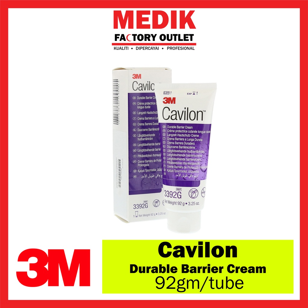 3M Cavilon Durable Barrier Cream 92gm / 3M Cavilon No Sting Barrier ...
