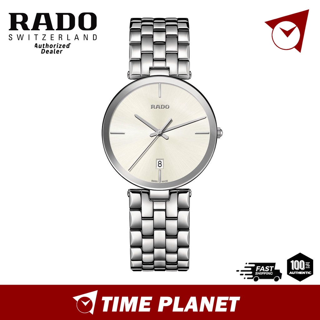 Rado Men's Florence Steel Bracelet & Case Quartz Analog Watch R48870013 ...