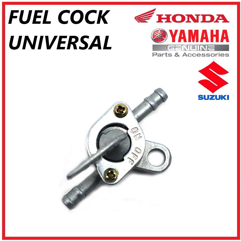 Aluminium In-line Petrol Fuel Tank Valve Tap On-Off Switch Motorcycle ...