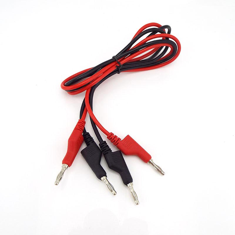 1M Double End Test Lead Wire Line Voltage Banana Plug Alligator Clip ...