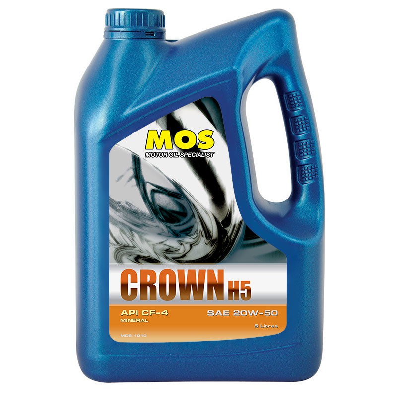 MOS Crown H5 Sae 20w-50 (5L) Diesel engine oil | Shopee Malaysia