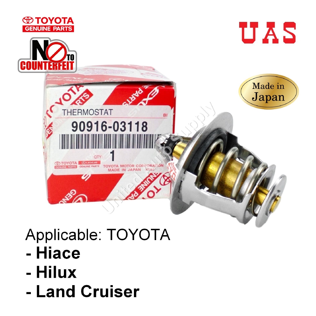 TOYOTA Thermostat for Hilux, Land Cruiser, Hiace 90916-03118( not ...