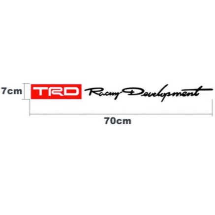 TOYOTA TRD SIDE DOOR CAR STICKER | Shopee Malaysia