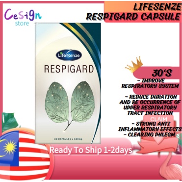 LIFESENZE RESPIGARD CAPSULE (30'S) Menbantu KAHAK CAIR , MENGEKAL ...
