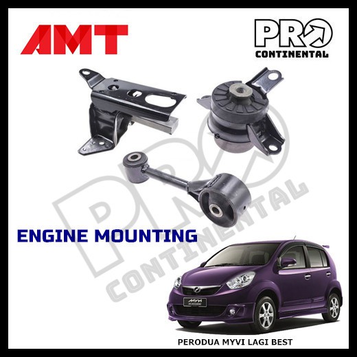 AMT PERODUA MYVI LAGI BEST 1.5 AUTO MANUAL ENGINE MOUNTING SET [3 ...