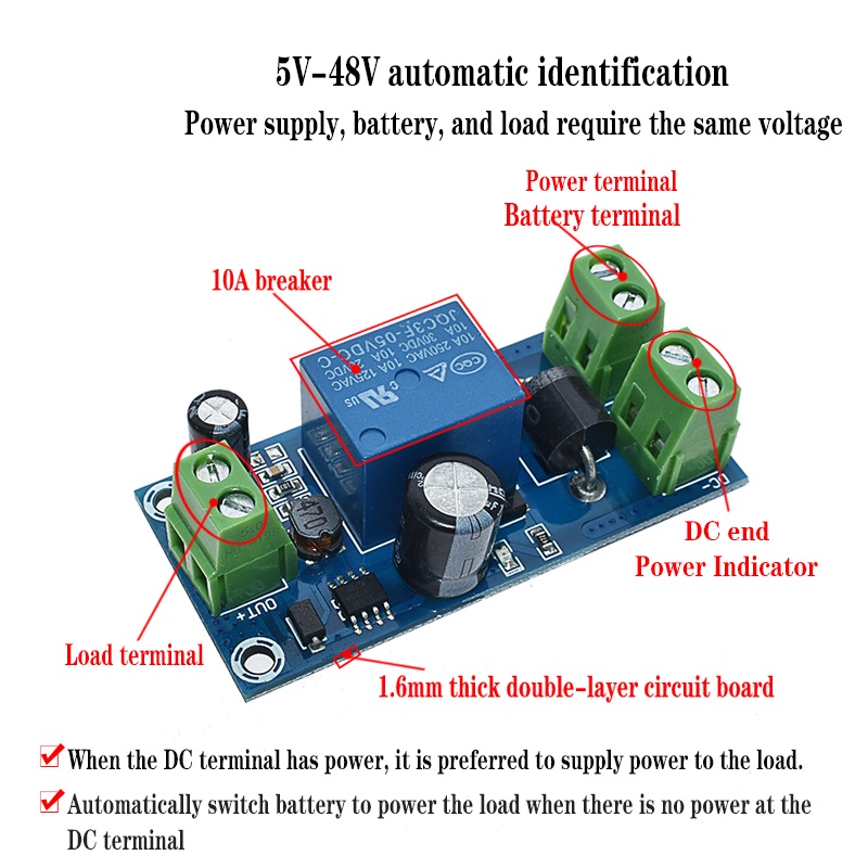 YX850 Power failure automatic switching standby battery lithium battery ...