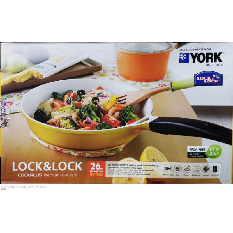 Lock & Lock Cookplus Premium cookware 26cm Frying pan | Shopee Malaysia