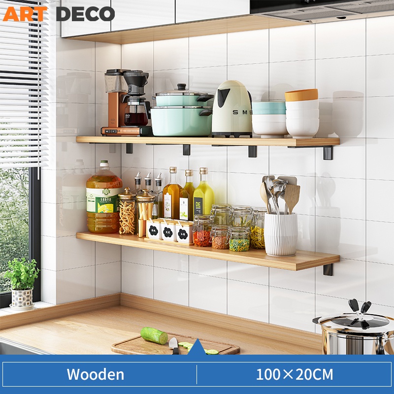 Wall Shelf Wall Hanging Shelf Wall Shelf Rack Kitchen Rack Home Living ...