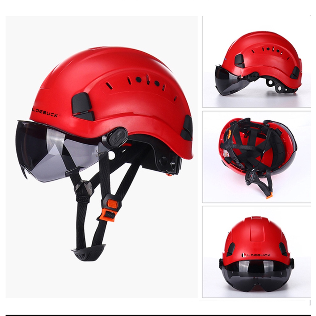 Safety Helmet ABS Breathable Construction Site Power Construction with ...