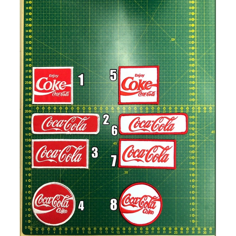 Patches coke coca cola kain sulam coke coca cola embroidery patches ...