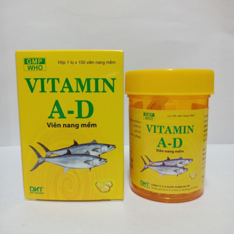 Vitamin A-D bottle of 100 Ha Tay medicinal tablets | Shopee Malaysia