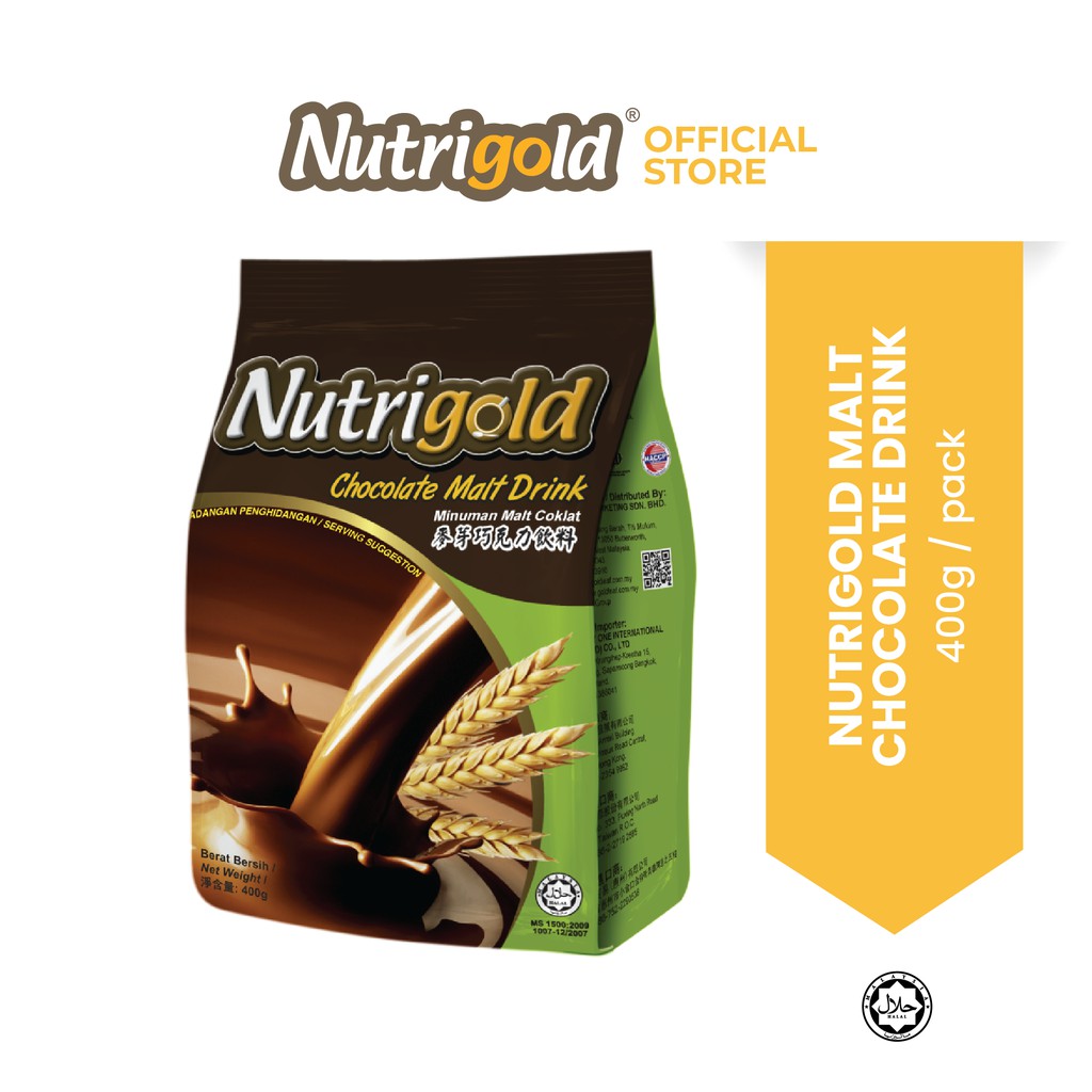 Nutrigold Instant Chocolate Malt Drink (400g) | Shopee Malaysia