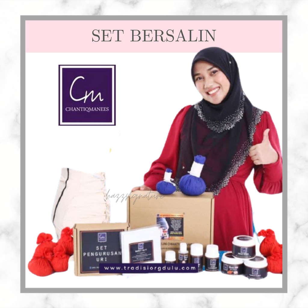 CHANTIQ MANEES SET BERSALIN IBU LENGKAP | SET BERPANTANG LENGKAP IBU ...