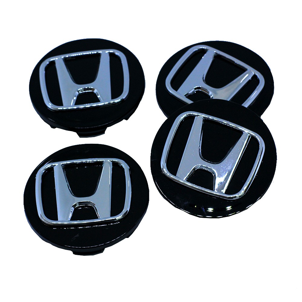 Honda Sport Rim Cap Hub Cap ( Chrome Black ) | Shopee Malaysia