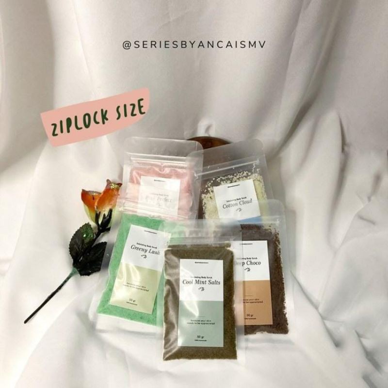 (Malang Official Branch)!! Free Hair Band!! Series Body Scrub Ziplock ...