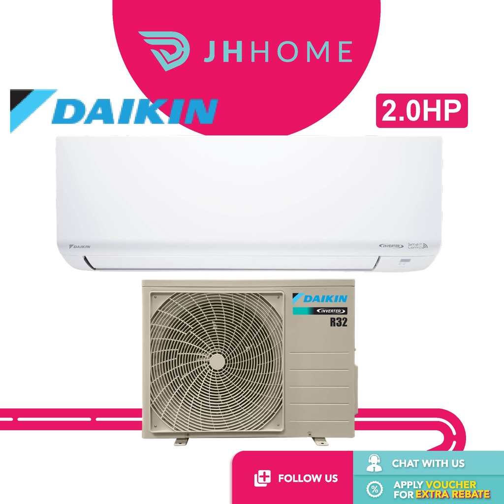 Daikin 2.0HP R32 Standard Inverter Air Conditioner | FTKF Series ...