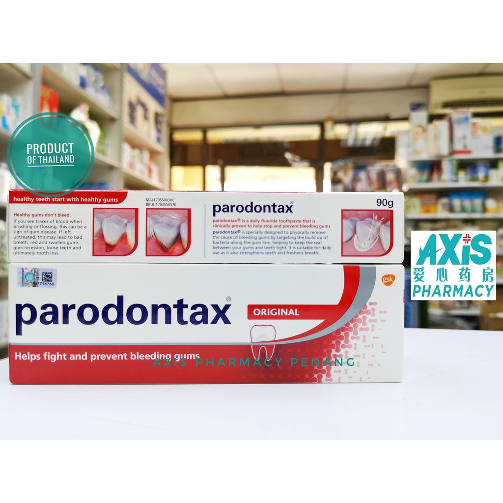 [PARODONTAX ORIGINAL x 6 tubes (PROMO) TOOTHPASTE BY GSK 90G Exp:06/ ...