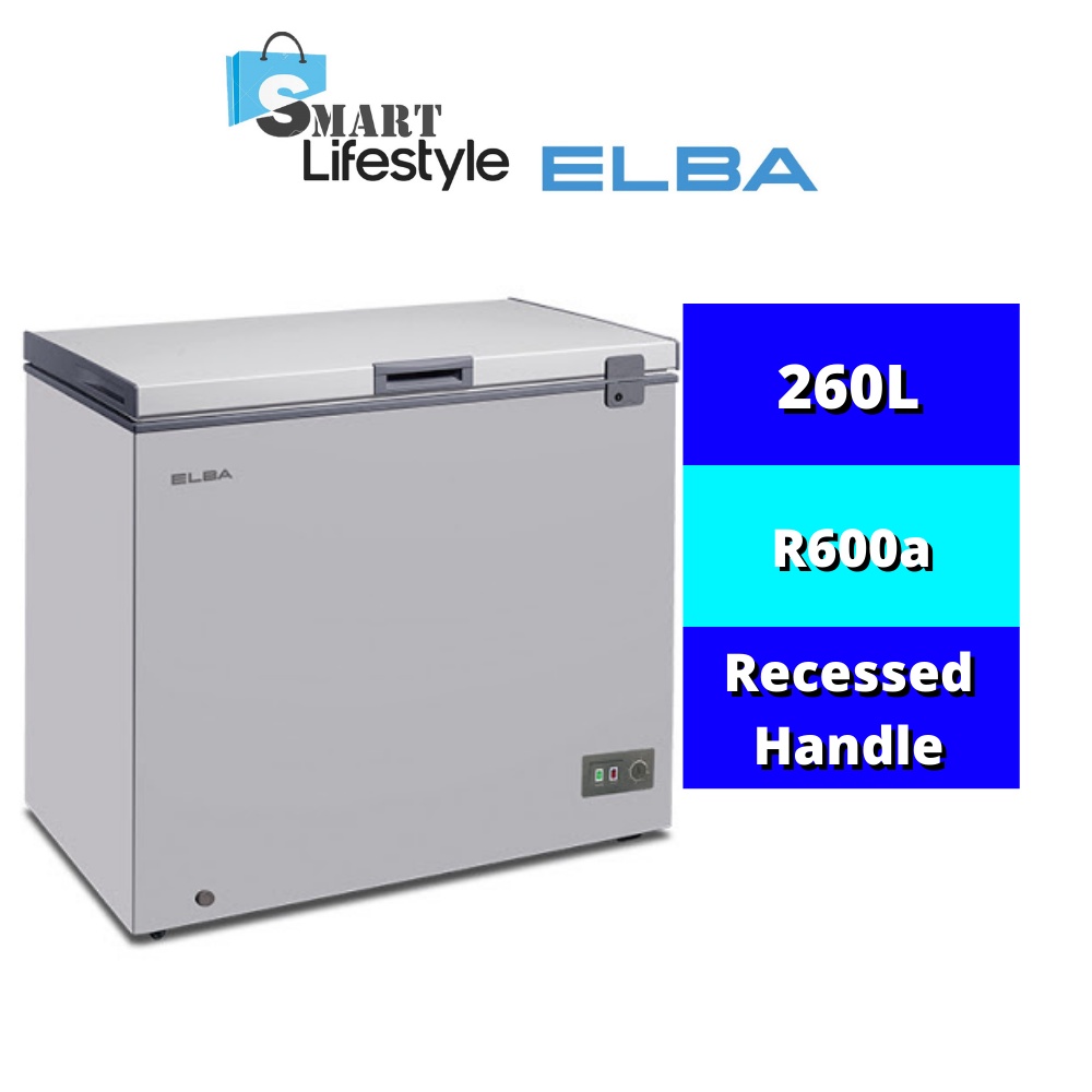 Elba Artico Chest Freezer (260L) EF-E2620 (GR) | Shopee Malaysia