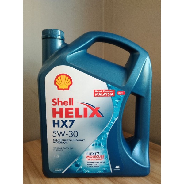 Shell Helix Hx7 5w-30 4Liter | Shopee Malaysia