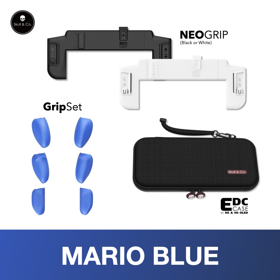 Skull & Co Neogrip Custom Grip Colors & EDC Case For Nintendo Switch ...