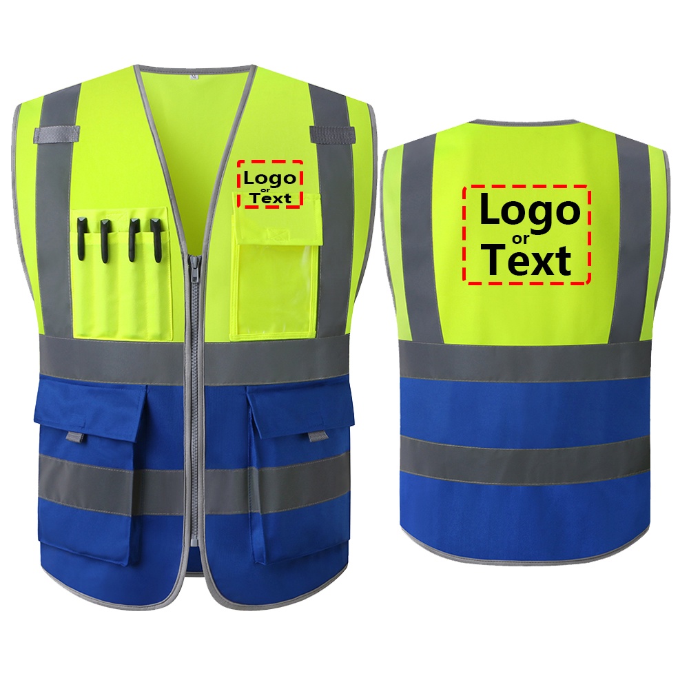 Safety Vest With Logo Customized Reflective Vest With Company Logo ...