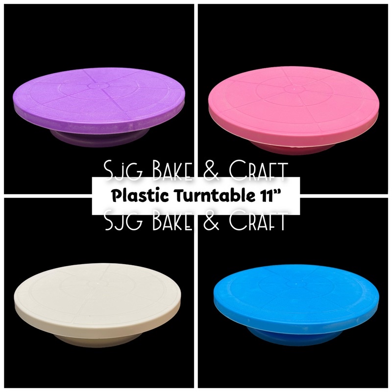 PLASTIC TURNTABLE COLORED PASTEL | Shopee Malaysia