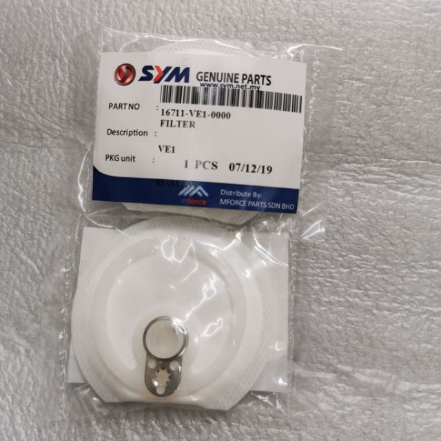 SYM VF3I SPORT RIDER FUEL PUMP SPONGE FILTER pampers ORIGINAL | Shopee ...