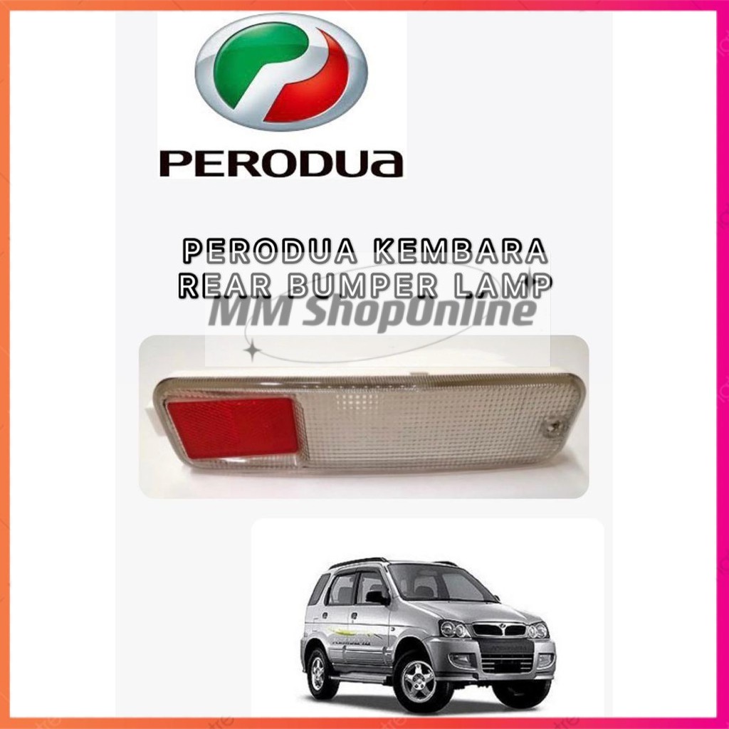 PERODUA KEMBARA 1998 YEAR REAR BUMPER LAMP LAMPU BUMPER | Shopee Malaysia
