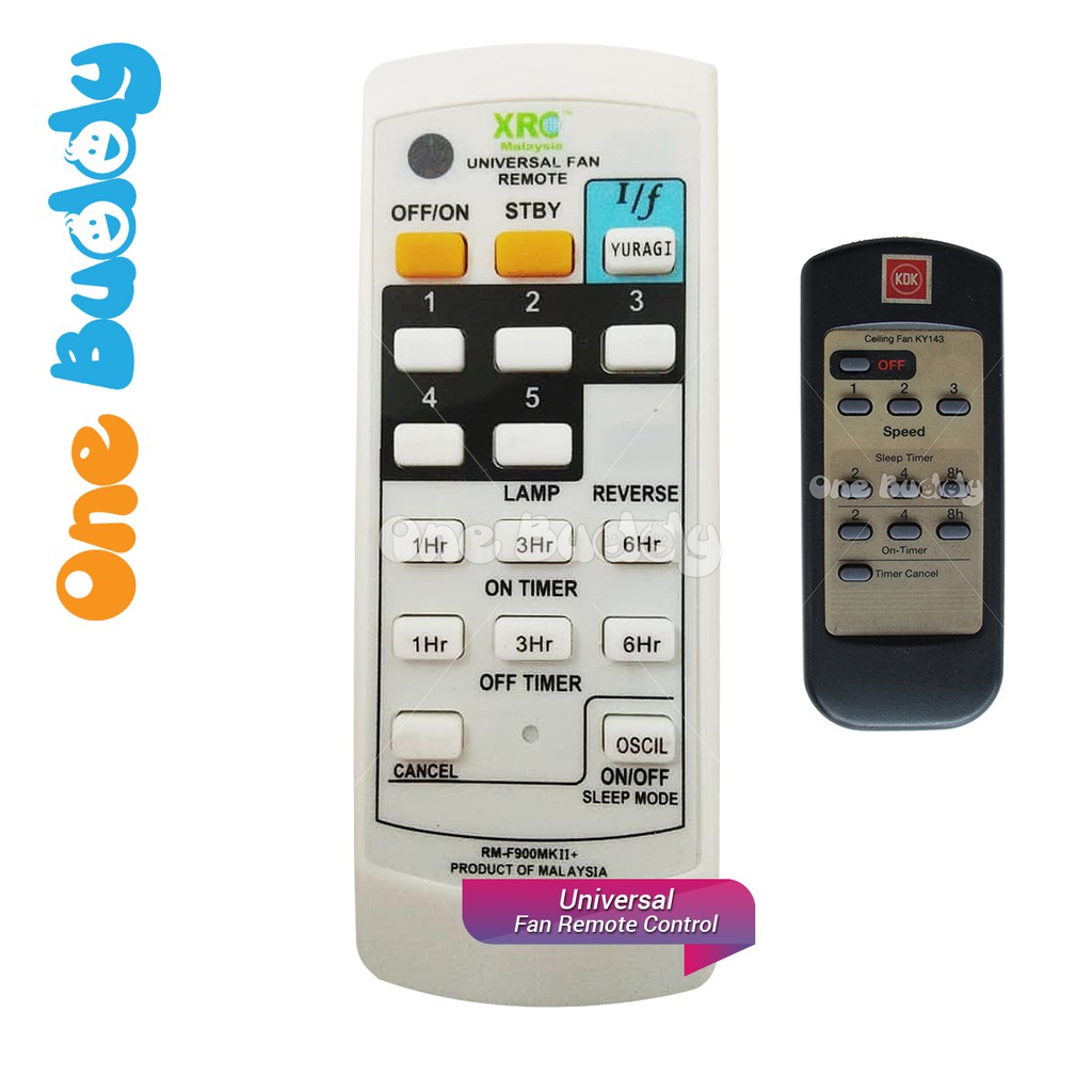 KDK CEILING FAN REMOTE CONTROL KY143 REPLACEMENT | Shopee Malaysia