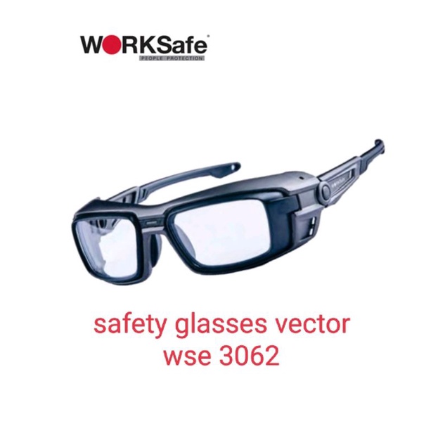 worksafe safety glasses vector wse 3062 spectacles . | Shopee Malaysia