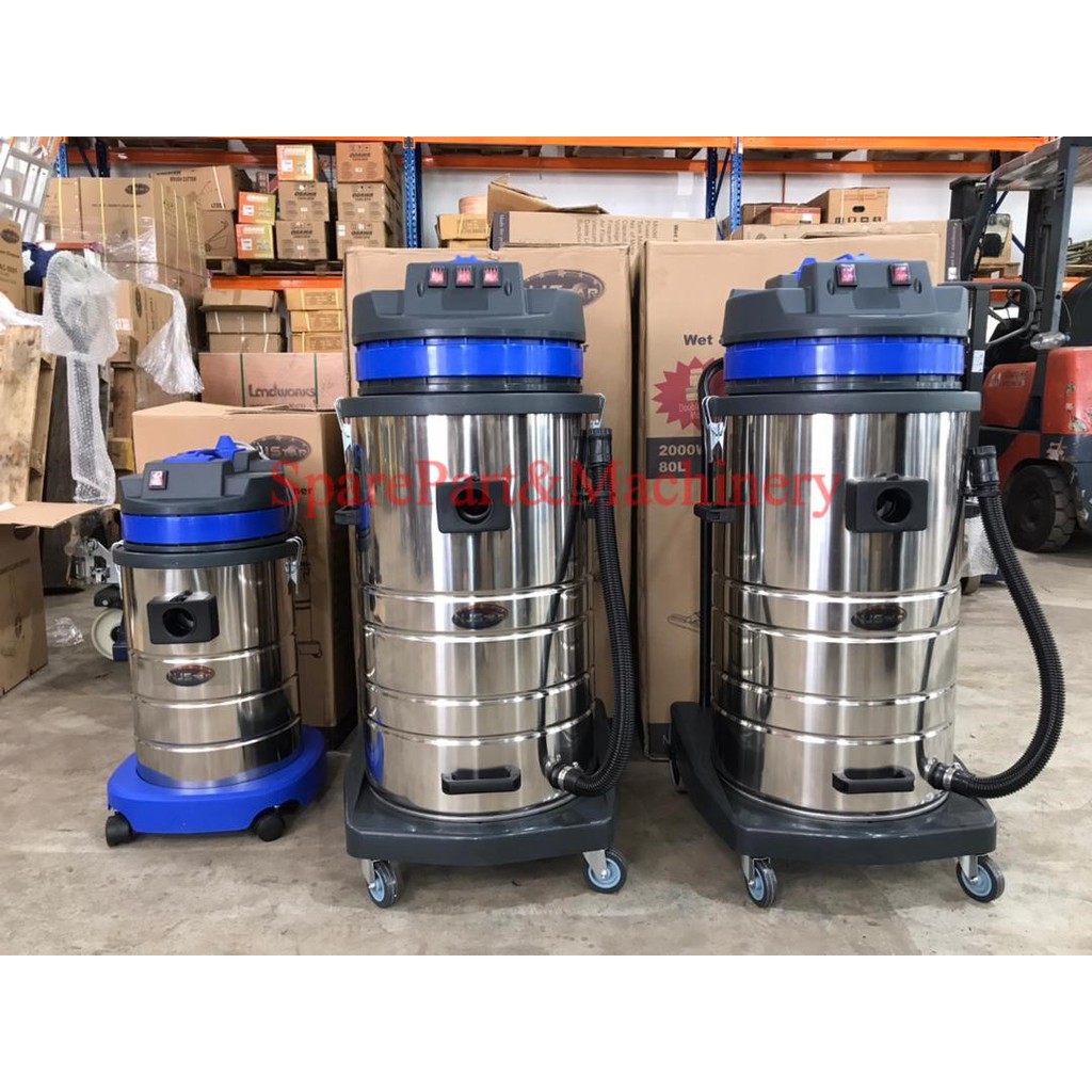 EUROPOWER VAC8003 /NJSTAR NAC8003 / OGAWA 585-3 80L 3 MOTOR DRY&WET ...