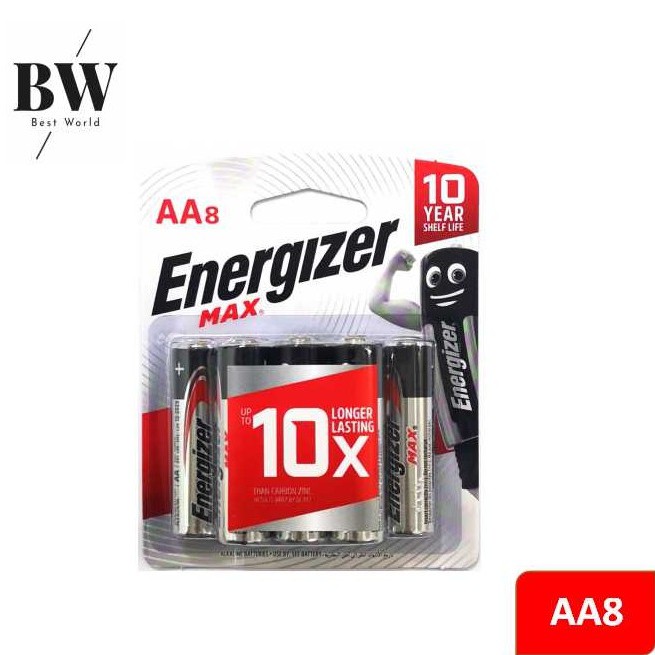 ENERGIZER MAX AA 8 PCS | Shopee Malaysia